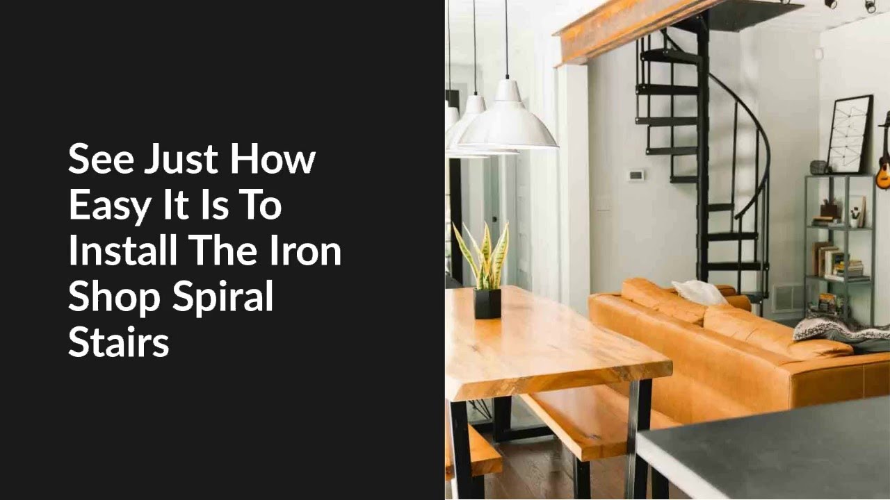 The Iron Shop Stair Installation - YouTube