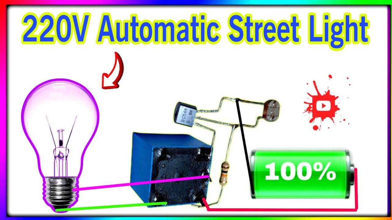 How to make a automatic street light at home ,5v Relay using,Ldr ...
