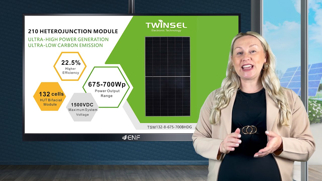 Twinsel - TSM132-8-675-700BHDG Solar Module Series - YouTube