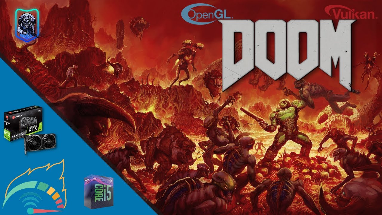 |i5 9400 + RTX 3070| Doom 2016 OpenGL vs Vulkan - YouTube