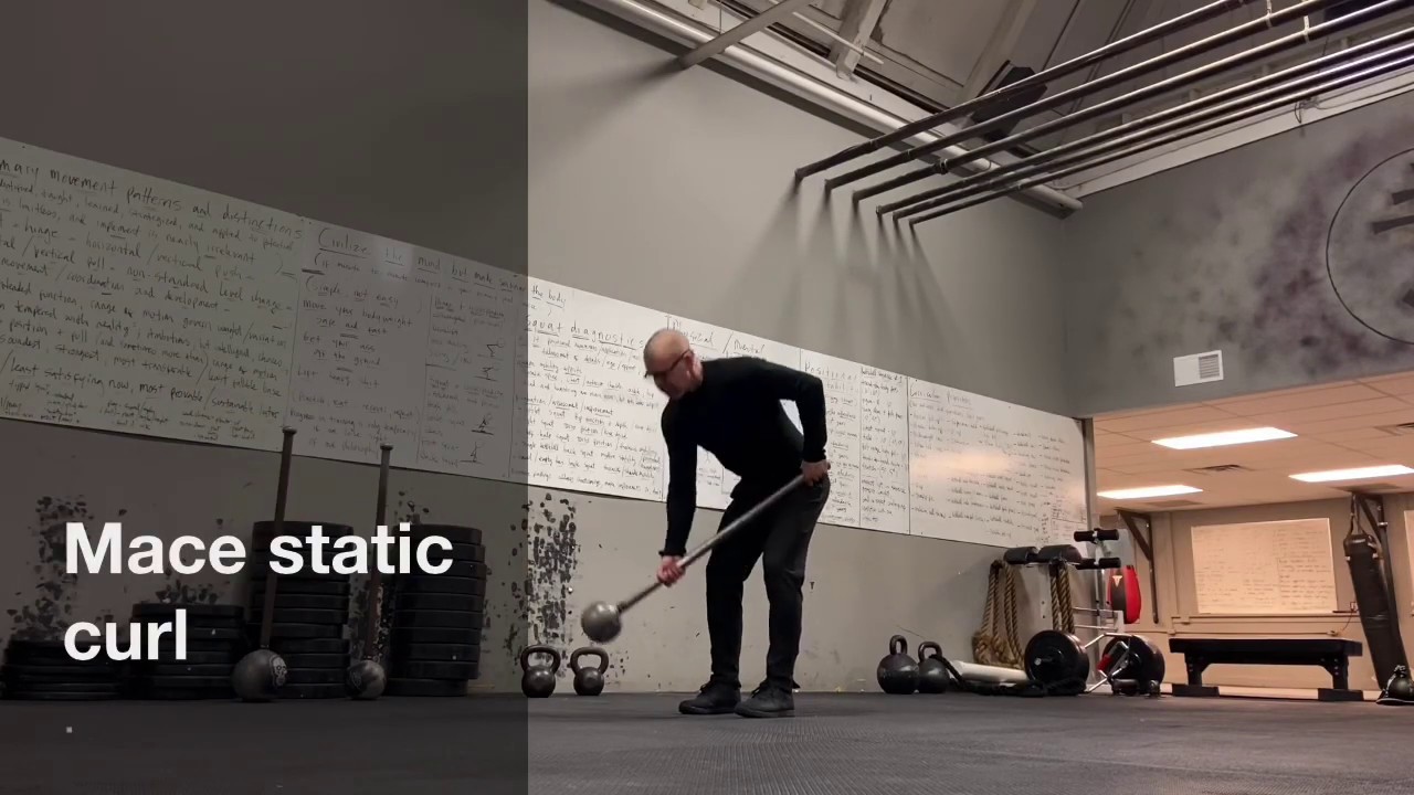 Mace static curl - YouTube