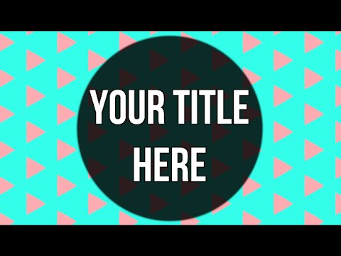 Animated Title Backgrounds #3 - YouTube