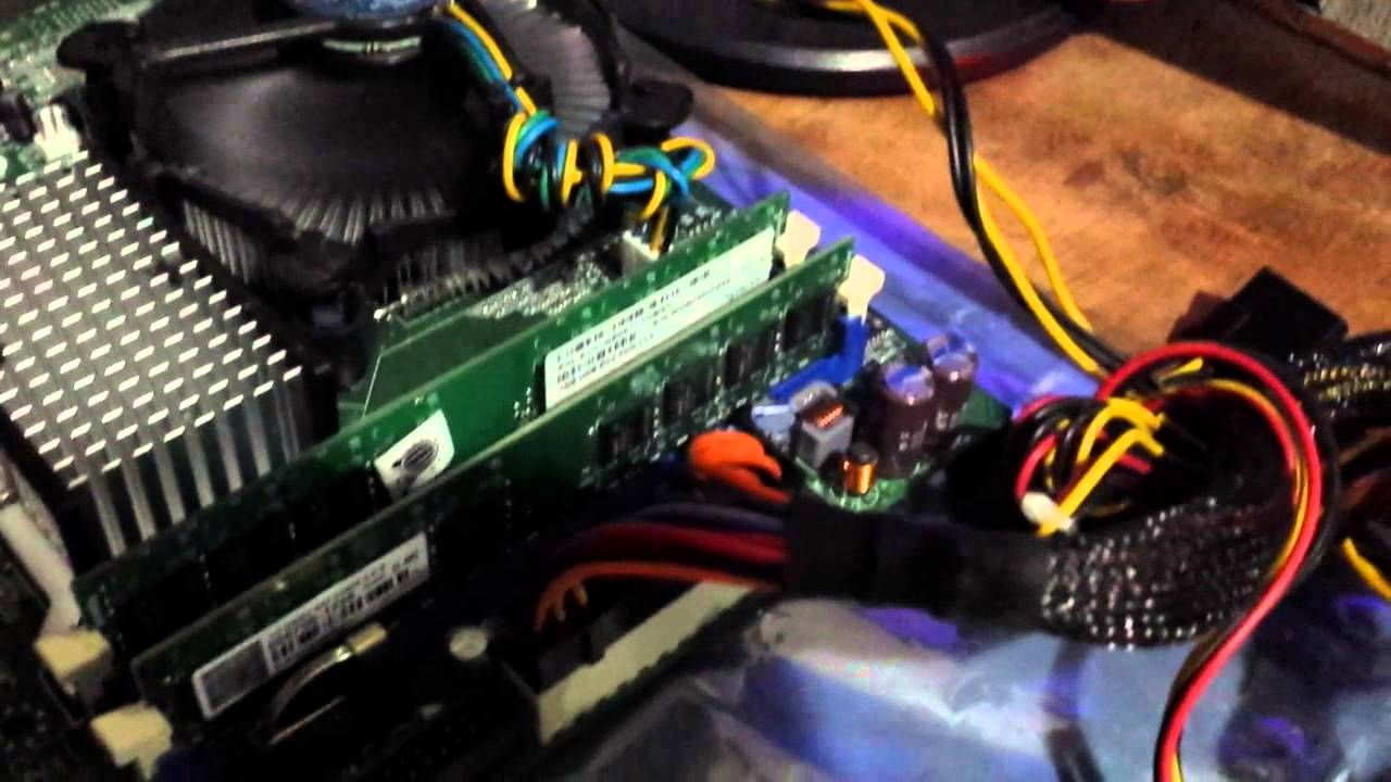 Q8400 2x1gb ram DG41RQ(1) - YouTube