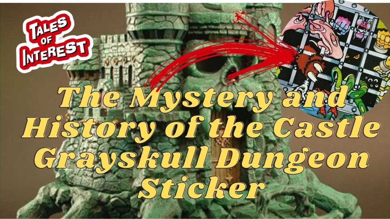 What is the Mystery of the Castle Grayskull Dungeon Sticker? He-Man Toy ...