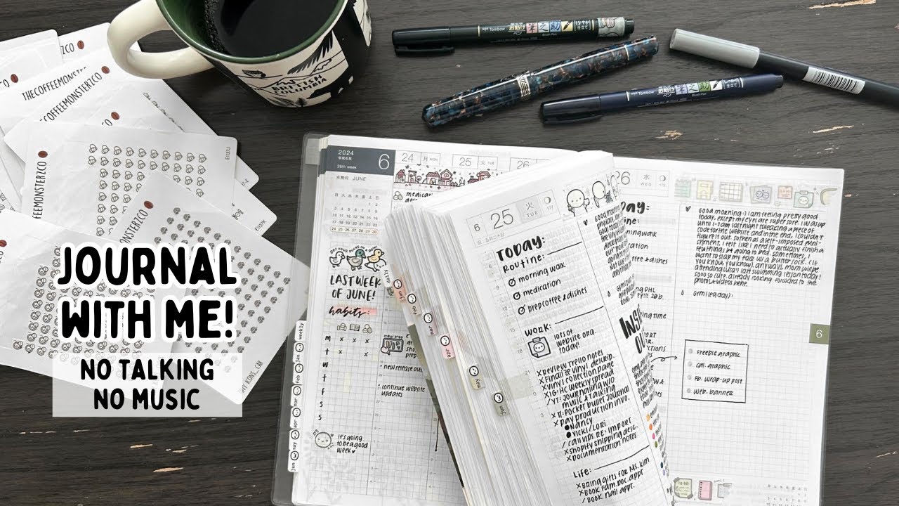 Quiet Journaling Session No.1 | No Talking & No Music - YouTube