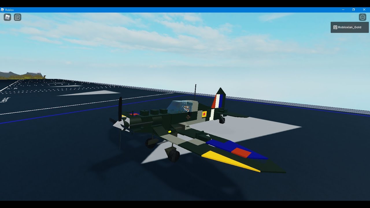 Plane Crazy tutorial Roblox Spitfire (mini) - YouTube
