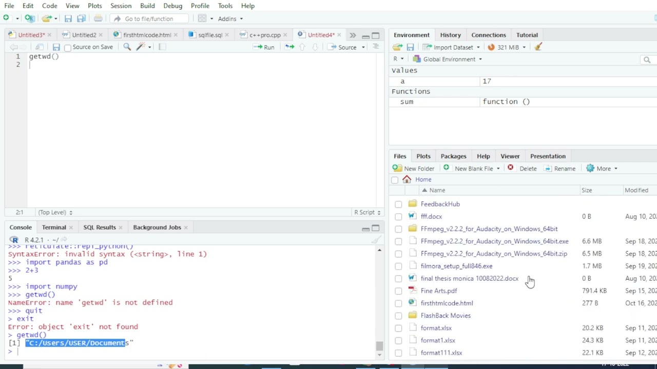 Installation of R and Rstudio on Windows 10 - YouTube