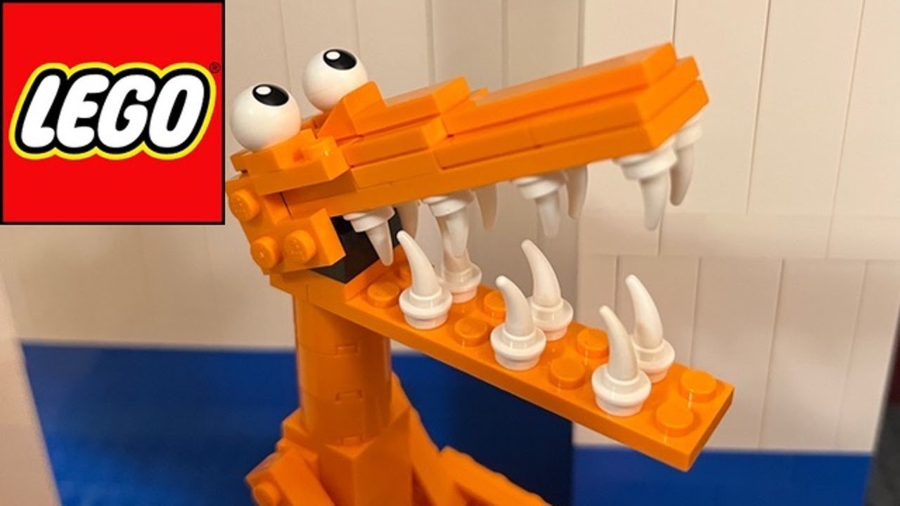 How to build LEGO Rainbow Friends characters: Part 3 "Orange" - YouTube