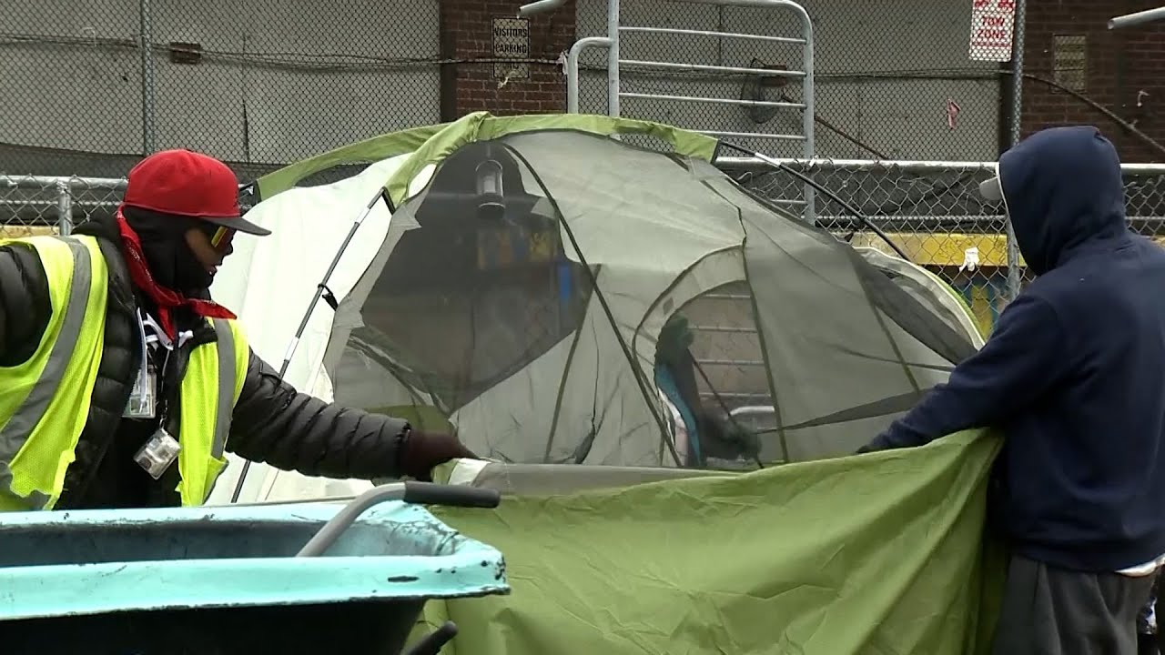 City of Boston removes tents from 'Mass and Cass' encampment - YouTube