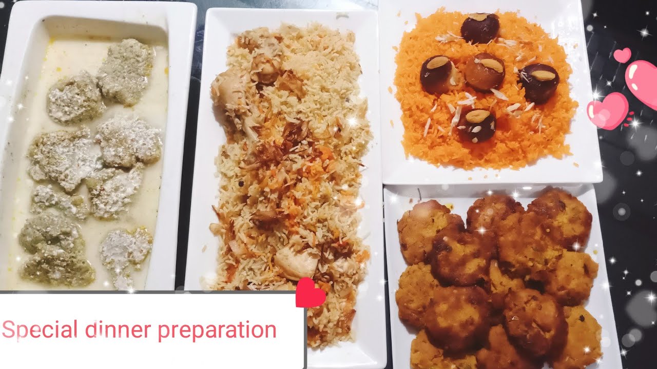 Special Dinner preparation || perfect dawat recipe|| easy recipes - YouTube