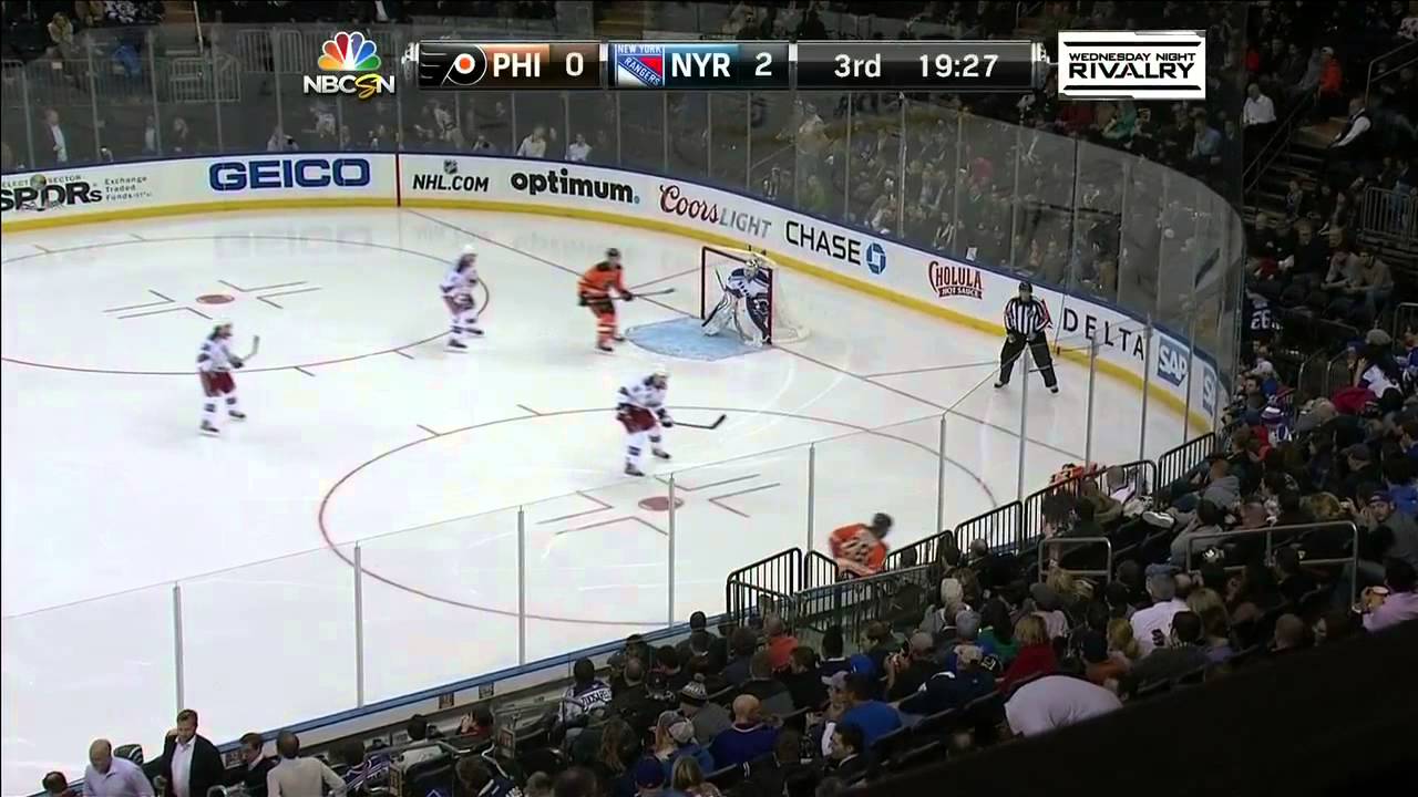 NHL 2014 11 19 Philadelphia Flyers vs New York Rangers - YouTube