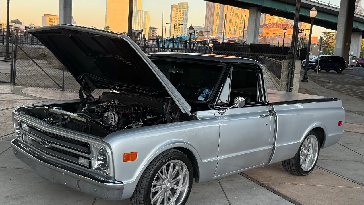 Test Drive 1968 Whipple Charged LS C10 Restomod CALL 9168567931 or ...