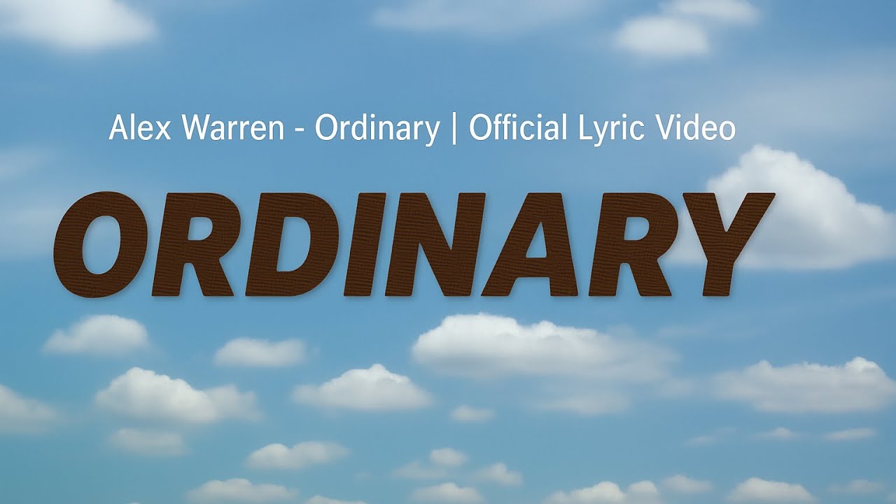 Alex Warren-Ordinary | official Lyric video @AlexWarren #lyricvideo # ...