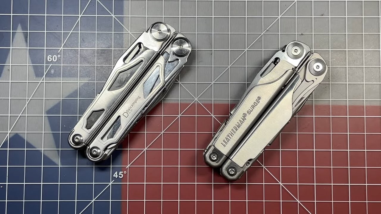 Daicamping DL30 goes head to head with the Leatherman Surge! - YouTube