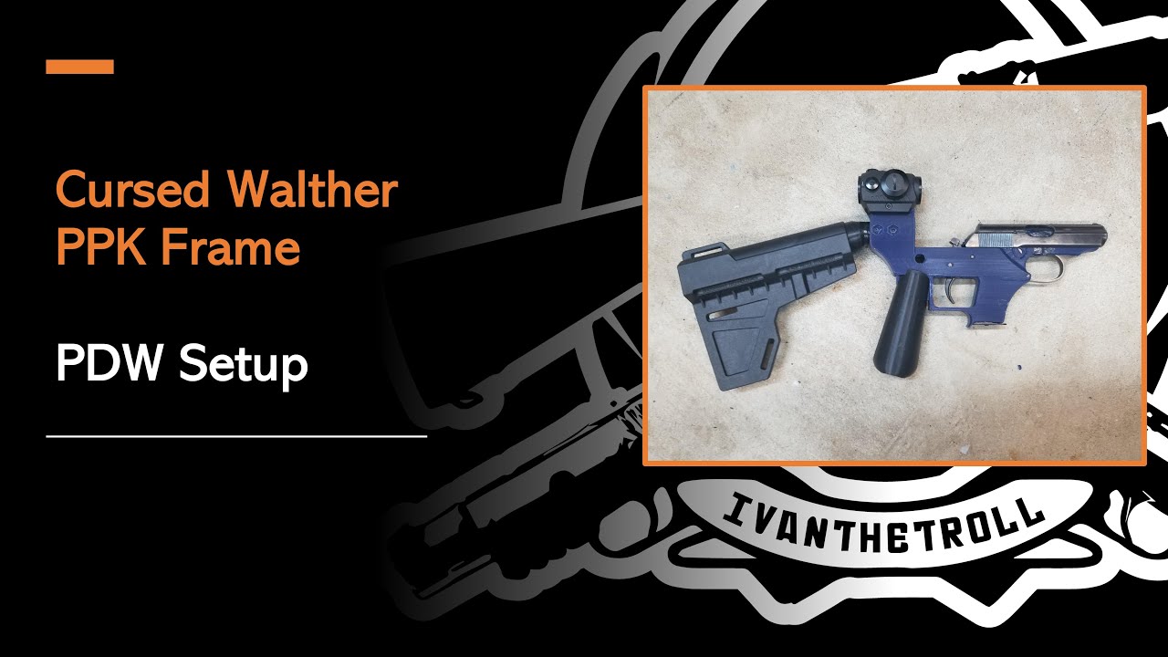 Extremely Cursed - 3D Printed Walther PPK Frame - YouTube