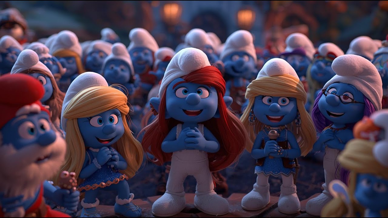 Everything Goes With Blue A Smurf Celebration - YouTube