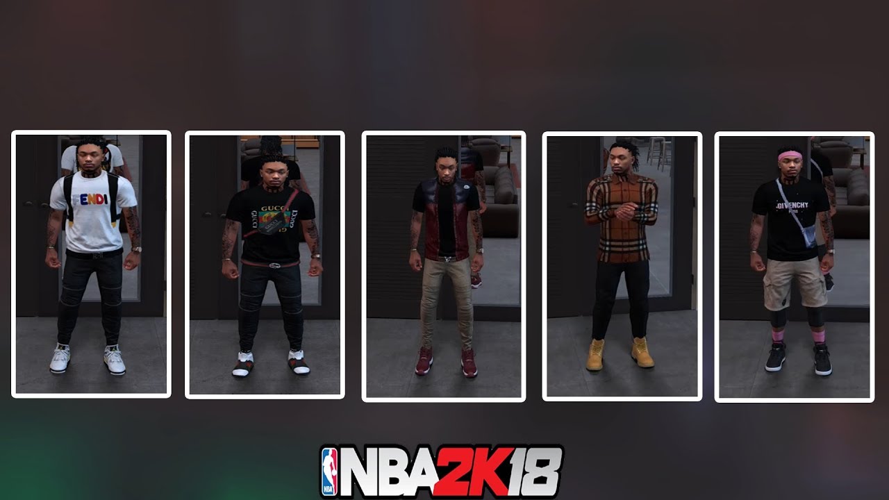 NBA 2K18 2K Attire / Best Outfits ⋆#NBA2K18⋆ Ep.3 (Dressing Room) - YouTube