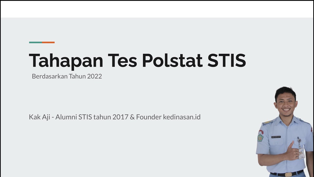 Tahapan Tes Masuk Polstat STIS - YouTube