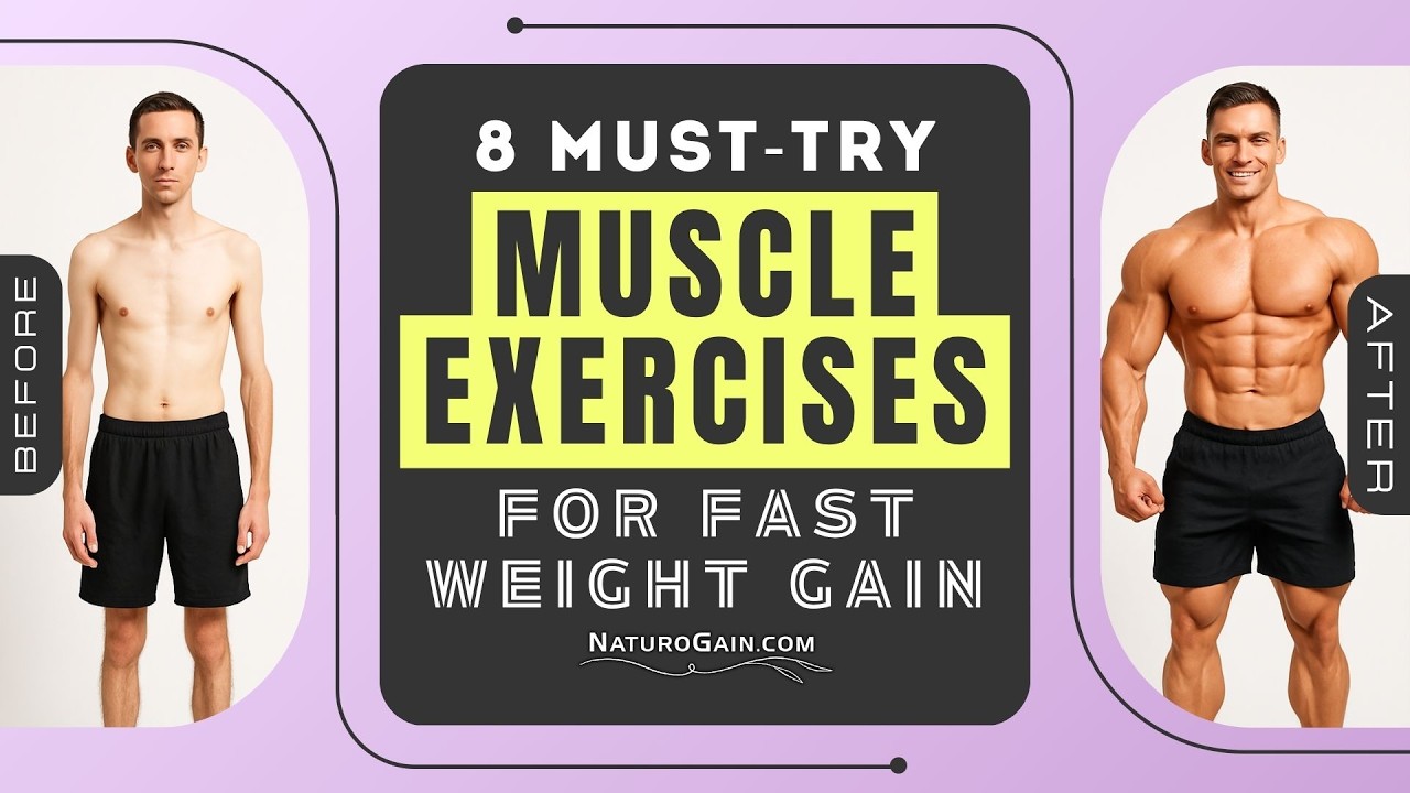 Top 8 Muscles Building Exercises for Weight Gain You Must Try Now - YouTube