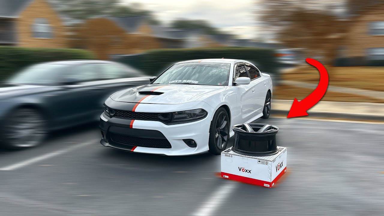 WE WENT WIDER!!! Hellcat Replica Wheels 20x9.5 On A 2019 Dodge Charger ...