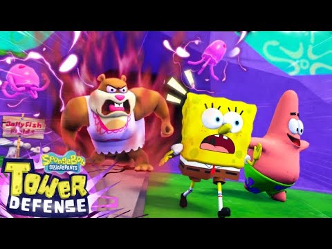 SpongeBob Tower Defense - Full Game Walkthrough Part 1 - YouTube