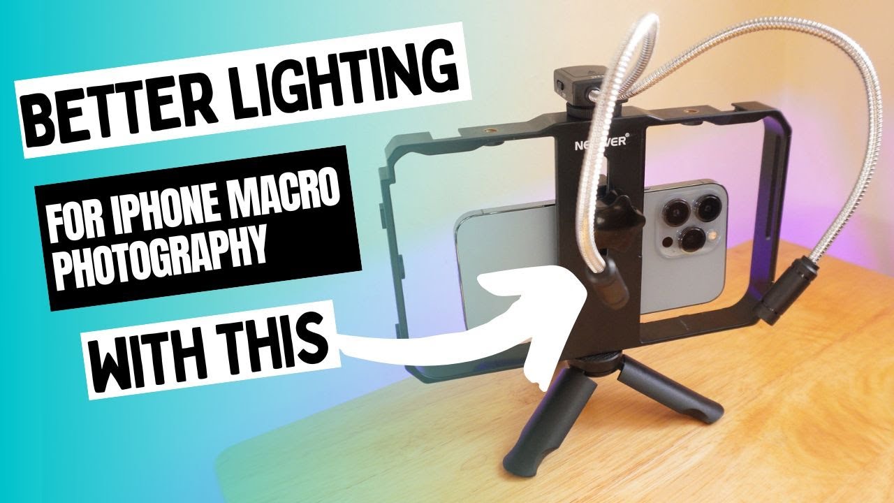 Better BUDGET lighting for iPhone Macro Photography - JJC Macro Arm ...
