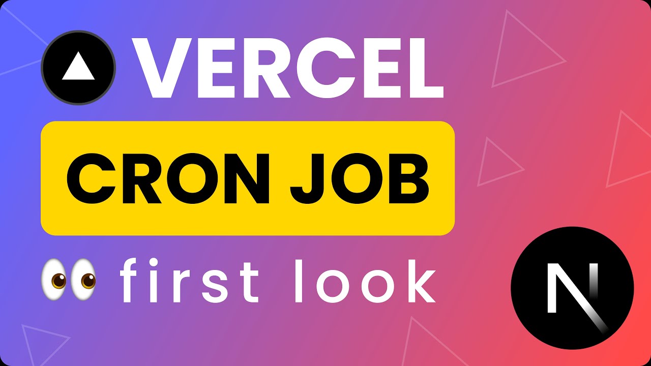 Vercel Cron Jobs - first look - YouTube