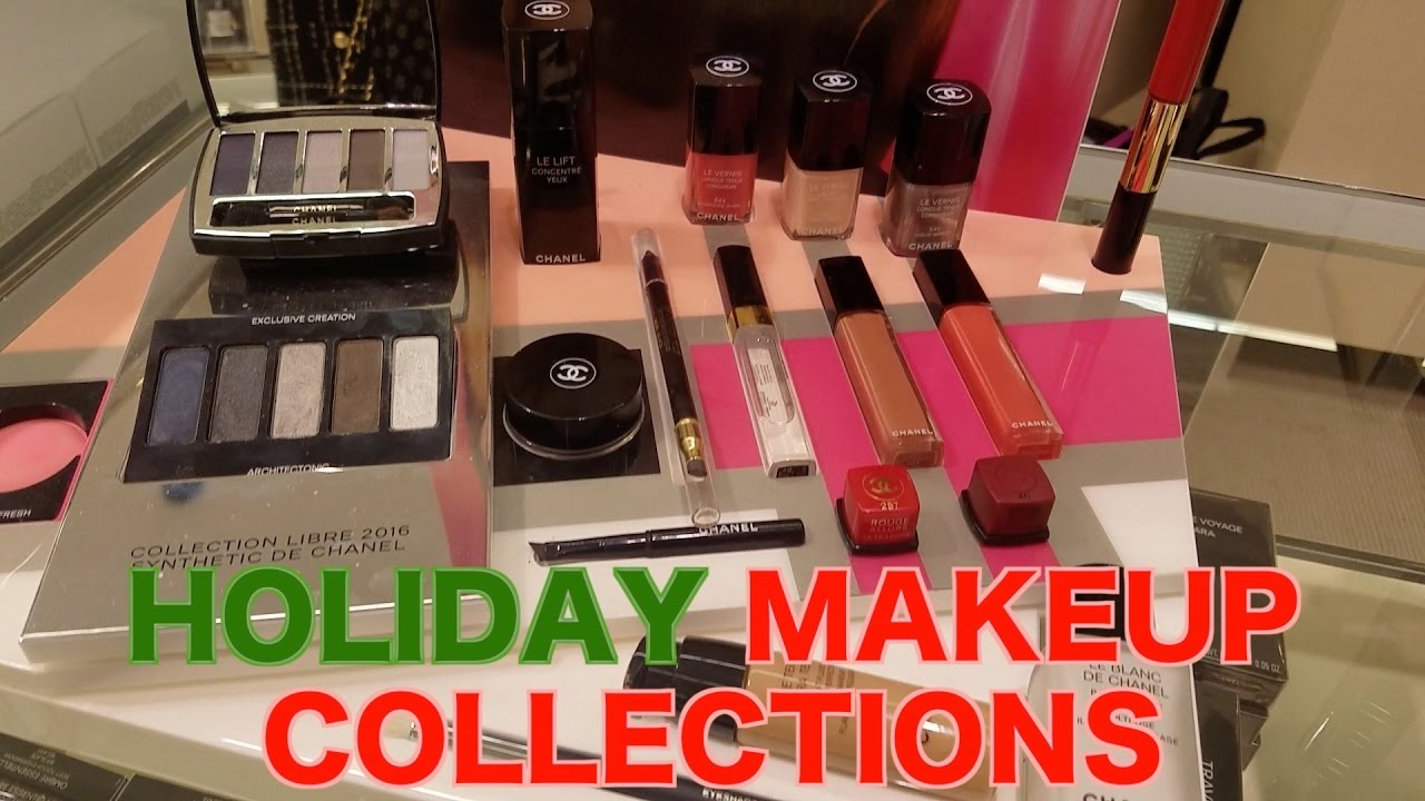 Holiday Makeup Collections - Chanel, YSL, Dior, Mac - YouTube