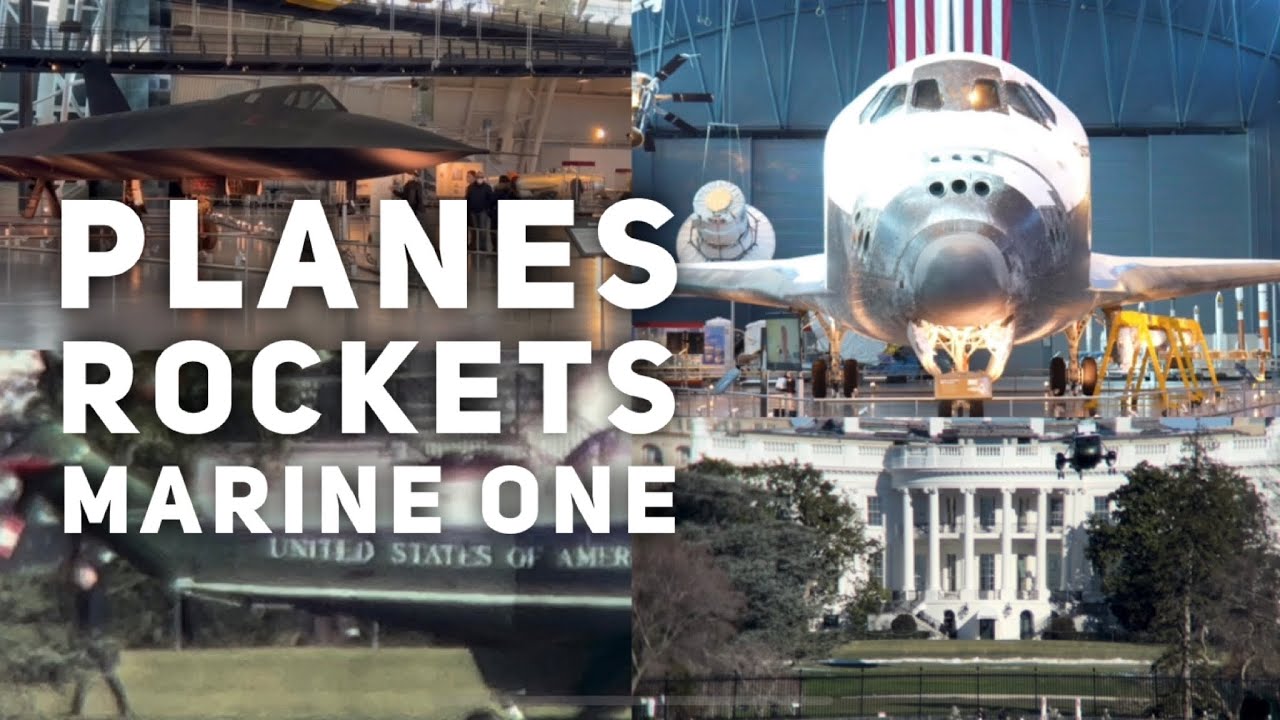 Marine One from Camp David, German military base in the USA, and I go ...