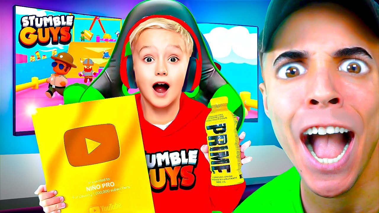 NIÑO me ROBA mi CANAL de YOUTUBE…😱 STUMBLE GUYS - YouTube