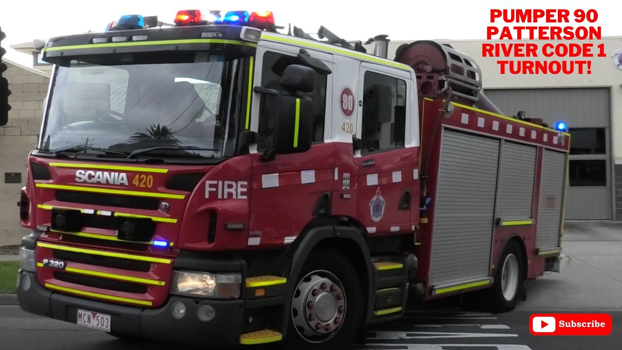 *DIV B* FRV // Pumper 90 (Patterson River) - Code 1 Turnout | Grass ...