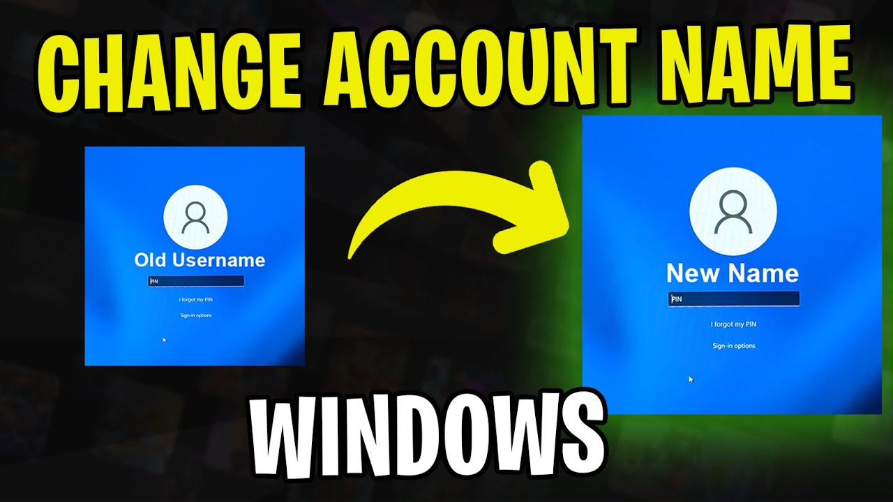 How to Change Username of Account in Windows 11 (2025) | Change Account ...