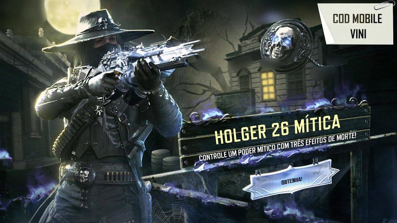 Sorteio Pistoleiro Sombrio Mítico Cod mobile | Skin Kreuger | Holger 26 ...