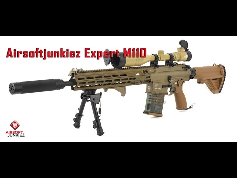 Airsoftjunkiez Expert HPA build M110 - YouTube