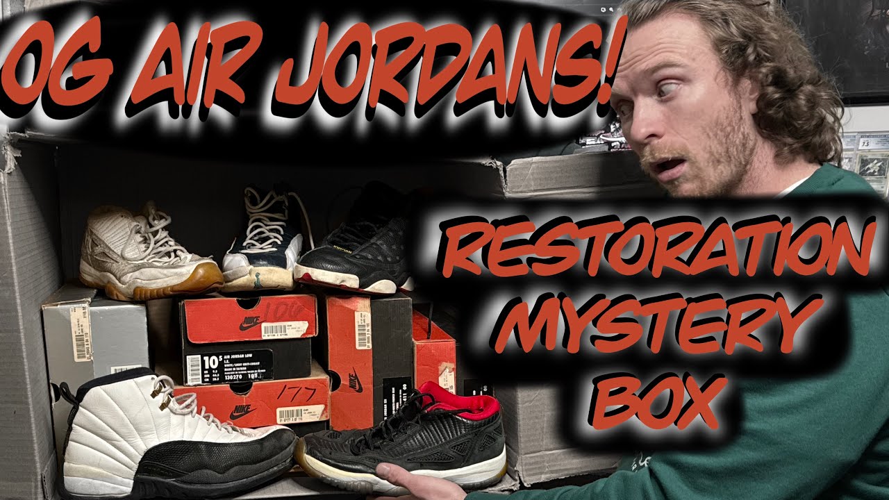 Vintage OG Jordans in this Restoration Beater Box! - YouTube
