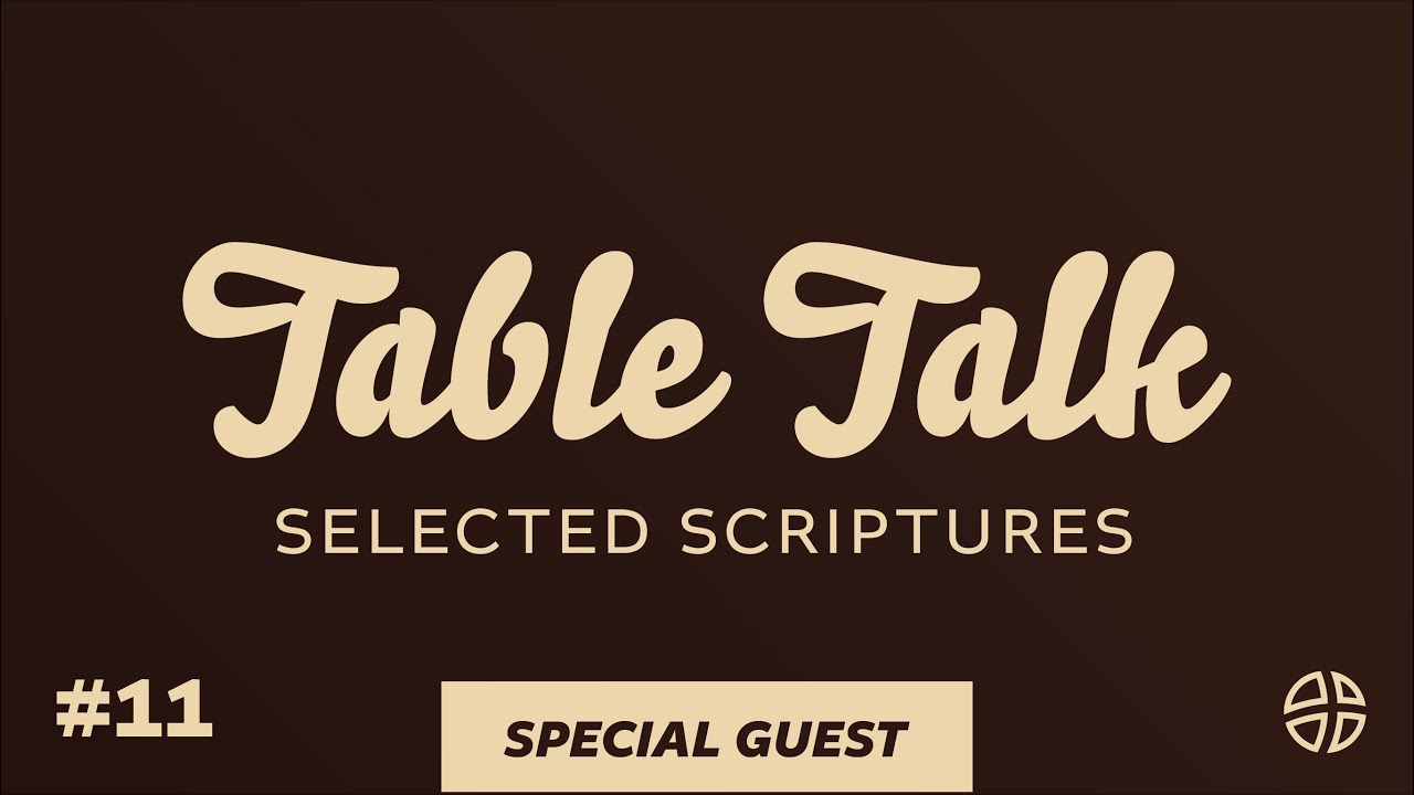 Table Talk | An Honest Conversation with Pastor David Myles [Part 1 ...