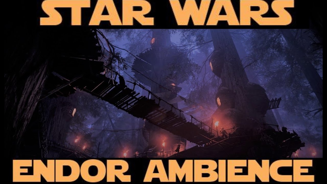Star Wars Endor Forest Moon ASMR 8 Hours 4K - YouTube