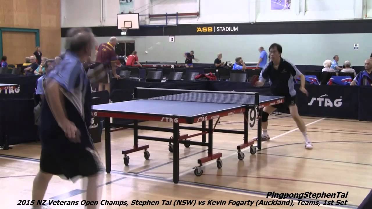 2015 NZ Veterans Open Champs, Stephen Tai (NSW) vs Kevin Fogarty ...