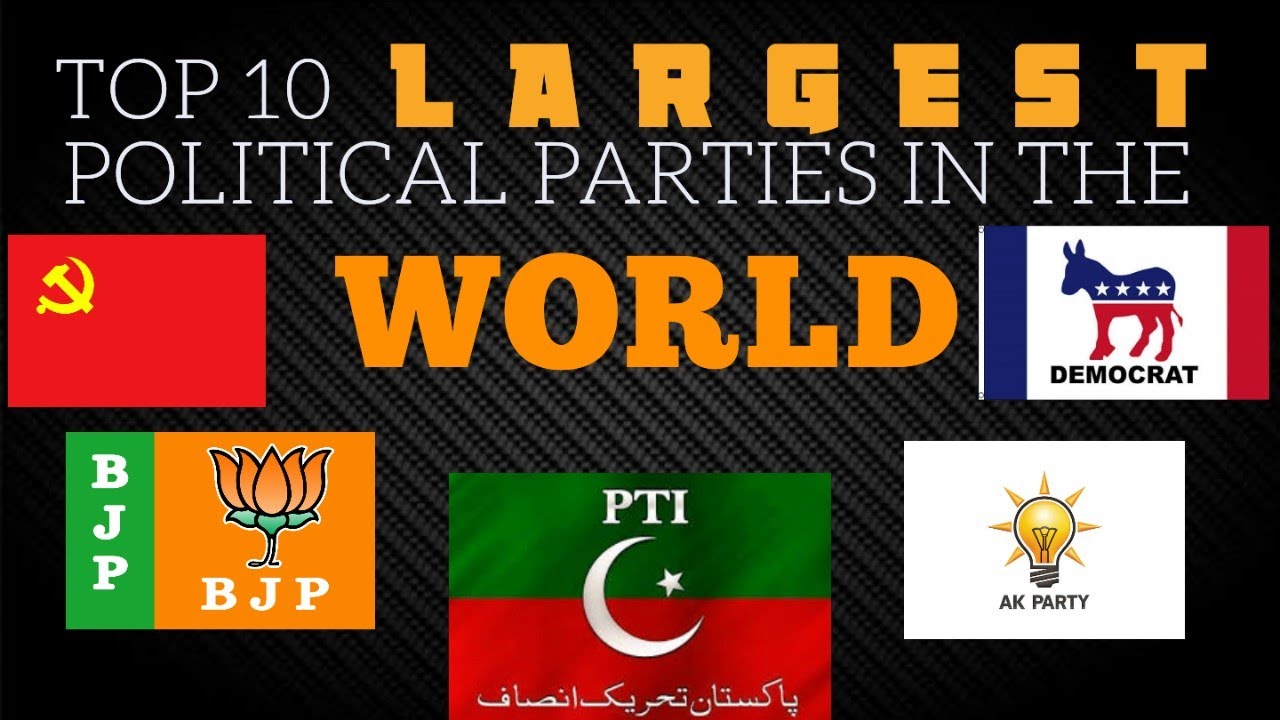 LARGEST POLITICAL PARTIES OF THE WORLD ACCORDING TO MEMBER'S | RB TV ...