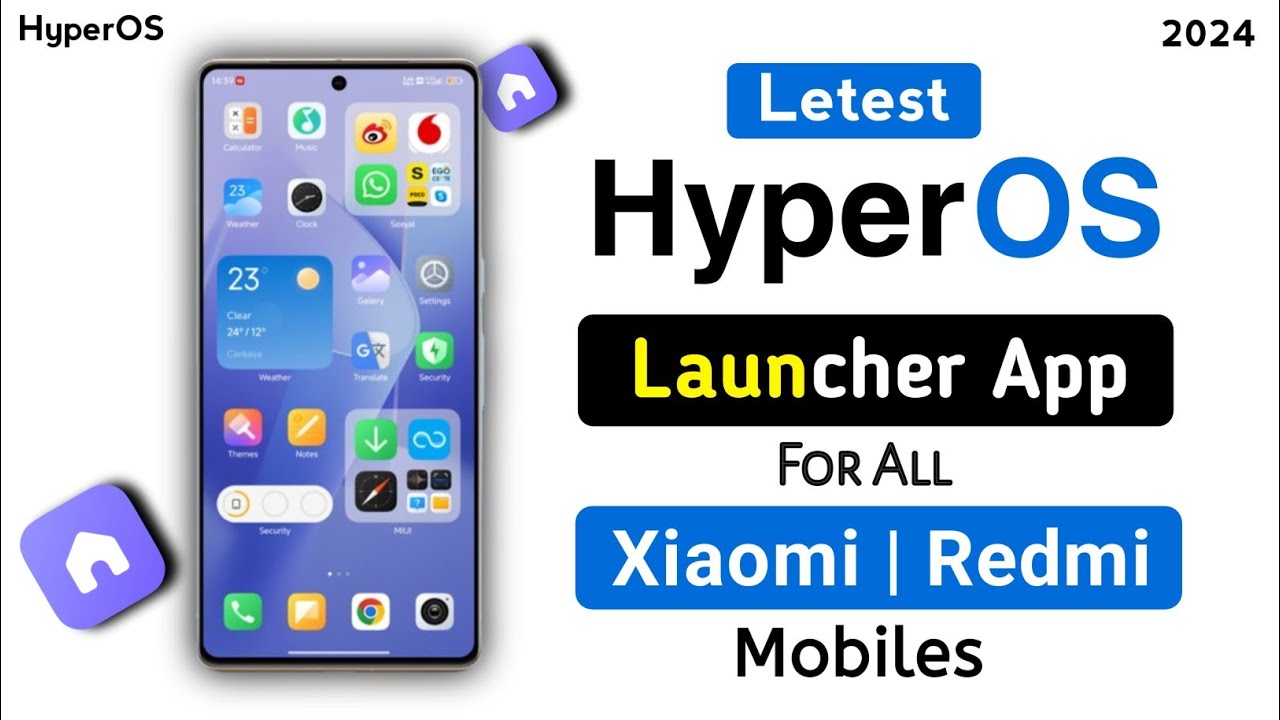 Xiaomi HyperOS Launcher App Update For All Xiaomi and Redmi Mobiles 🔥| Xiaomi HyperOS Update ...