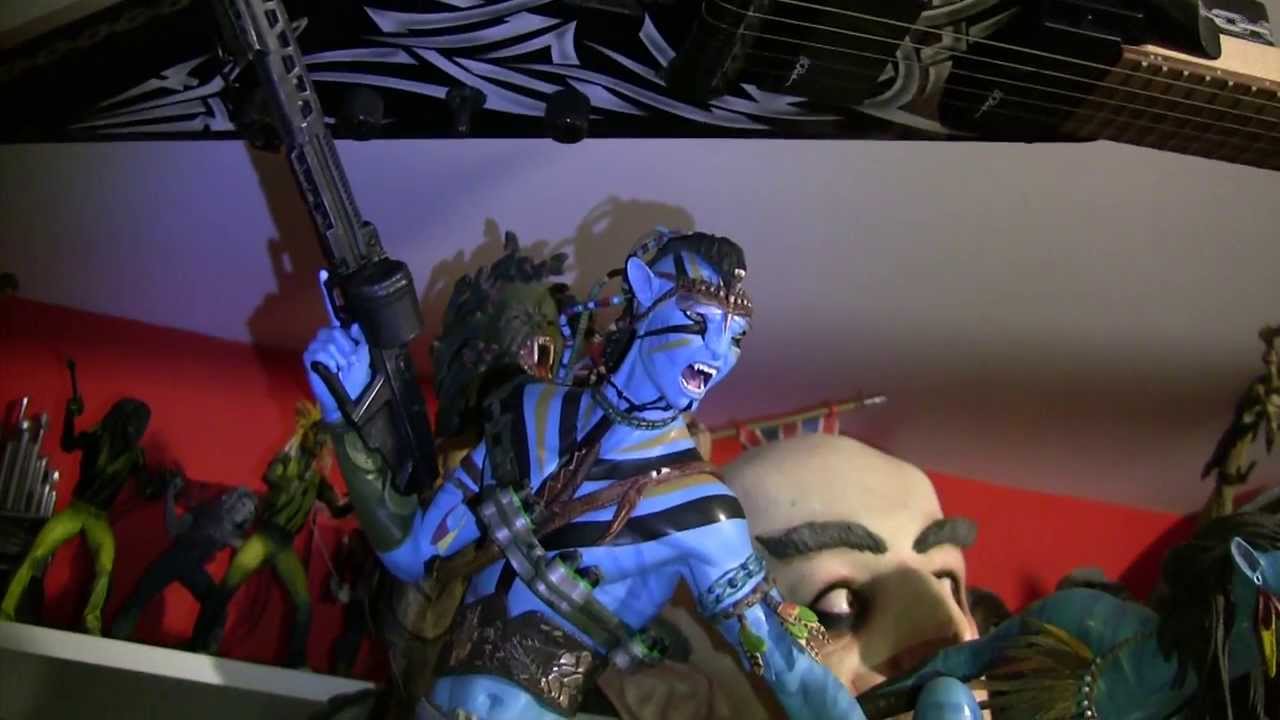 SIDESHOW AVATAR JAKE SULLY AND NEYTIRI STATUES - YouTube
