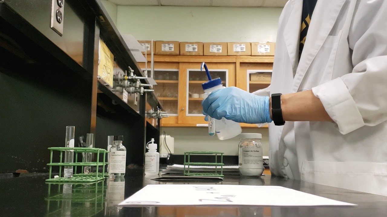 General Chemistry 1 Lab 3- Classification of Chemical Reactions Part 2 ...