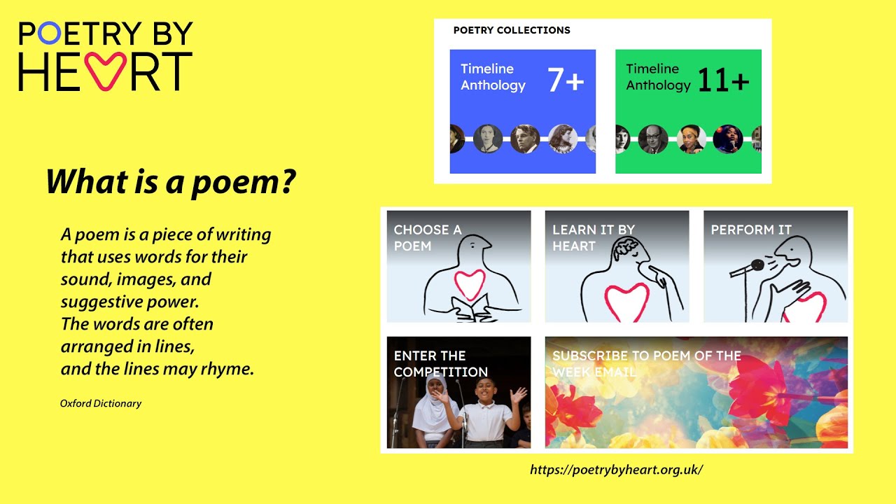'Poetry by Heart' - Teaching and learning about poetry – by heart and ...