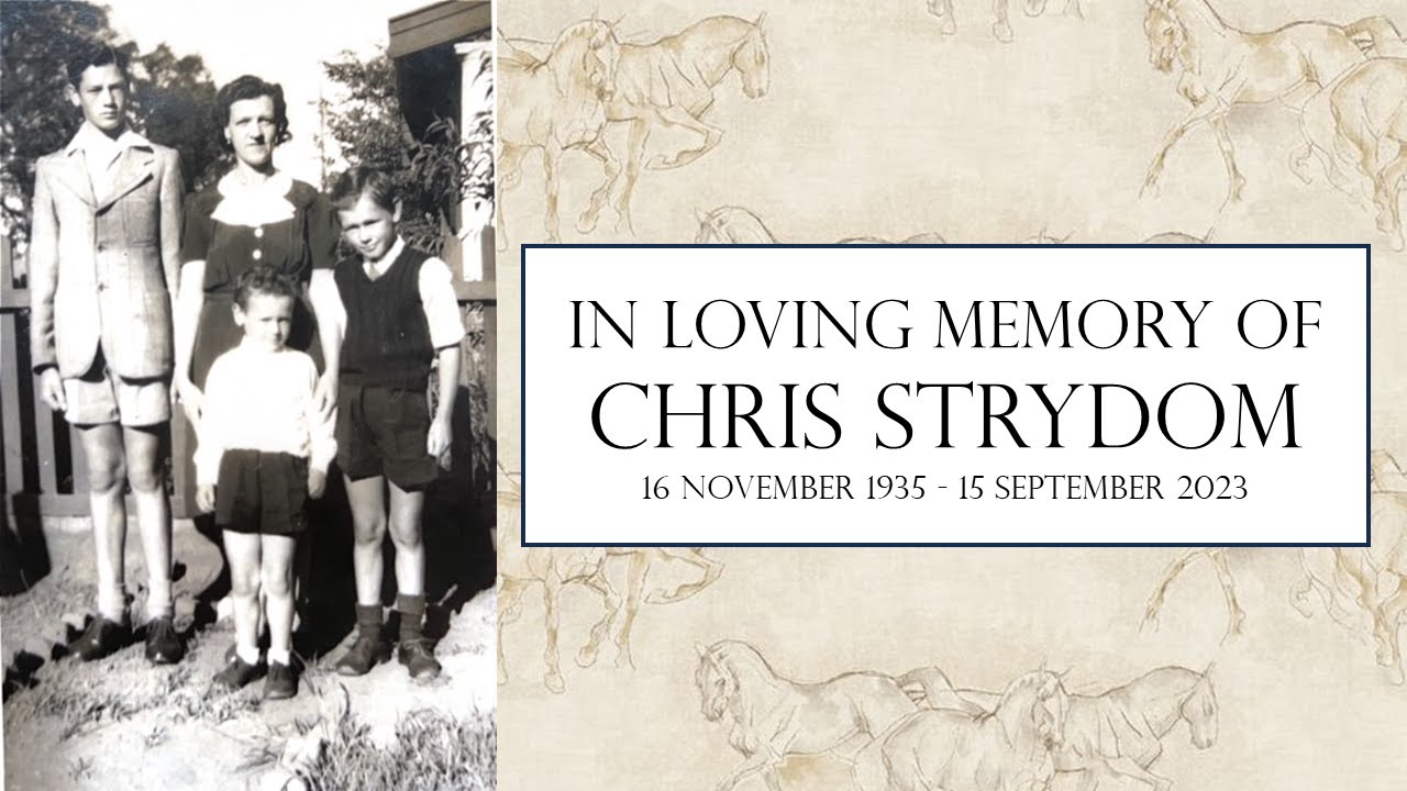 Memorial of Chris Strydom - YouTube