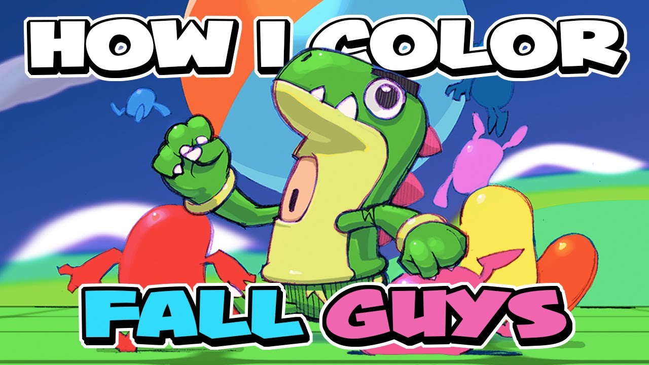 How I Color | Fall Guys: Ultimate Knockout - YouTube