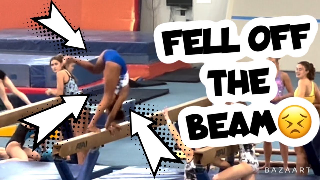 SHE FELL OFF THE BEAM AND THINGS ARE NOT LOOKING GOOD. - YouTube