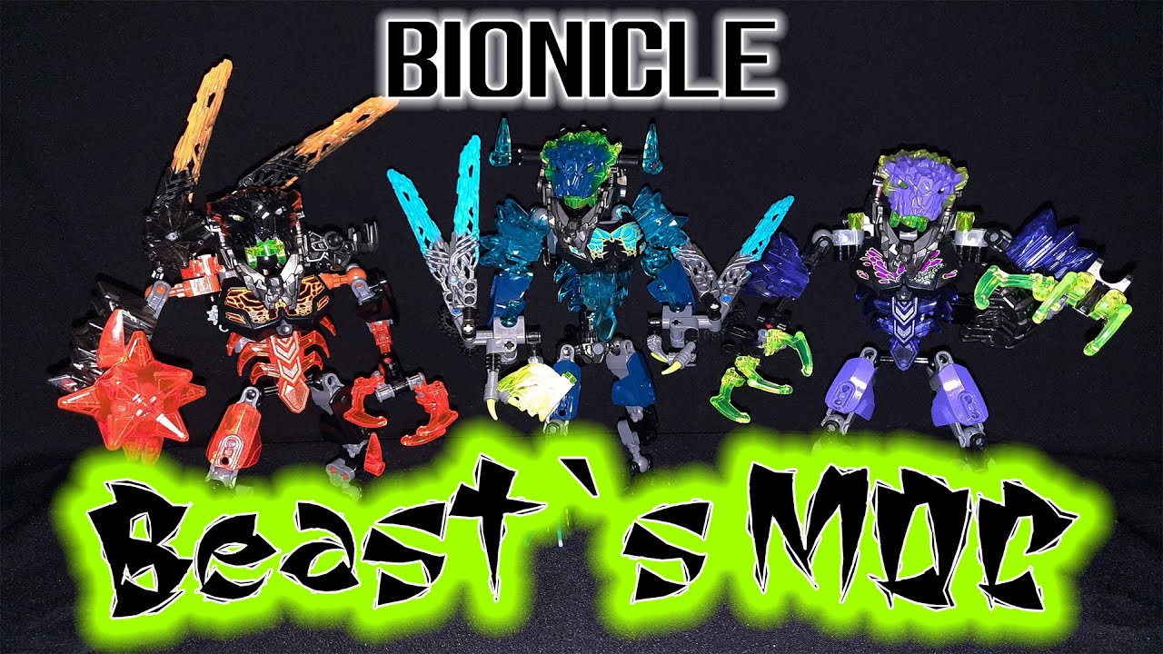 LEGO BIONICLE 2016 - Beasts MOC Recolor - YouTube
