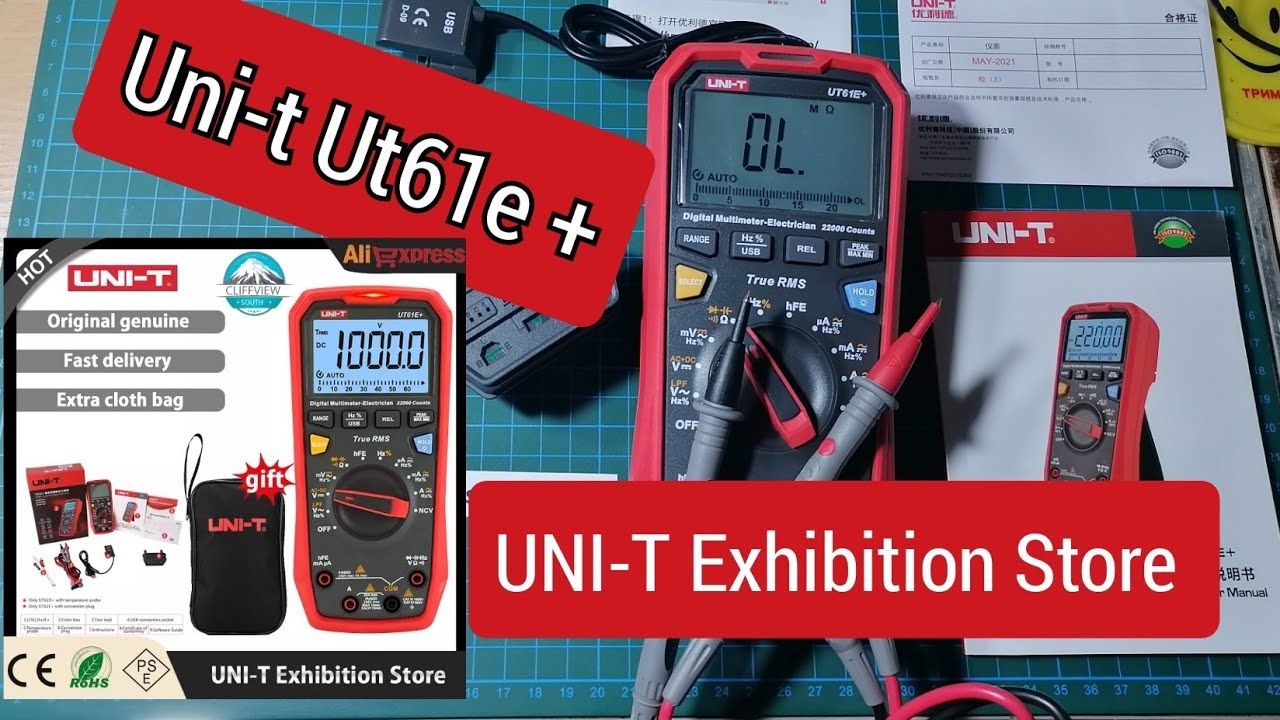 UNI-T Digital Multimeter UT61E PLUS(Мультиметр UNI-T UT61E +) - YouTube