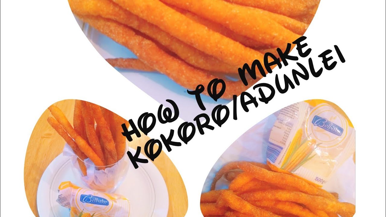 #ADUNLEI #ADUNLEE #KOKORO/HOW TO MAKE KOKORO - YouTube