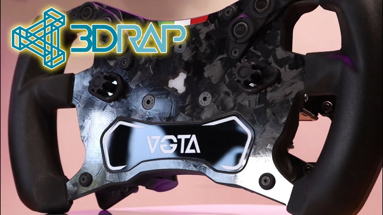 3DRAP VOTA Steering Wheel | 360° close-up view [SIM RACING HARDWARE ...
